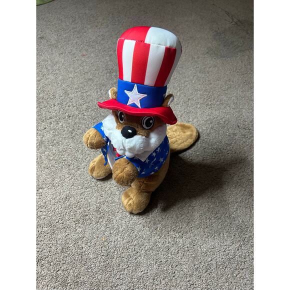 BUC-EE'S | Toys | Buc Cees Beaver Patriotic Plush 4th Of July Uncle Sam ...